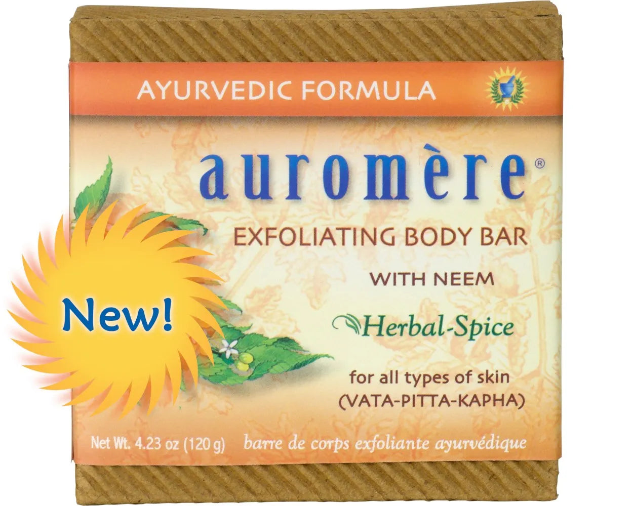 Auromere Exfoliating Body Bar